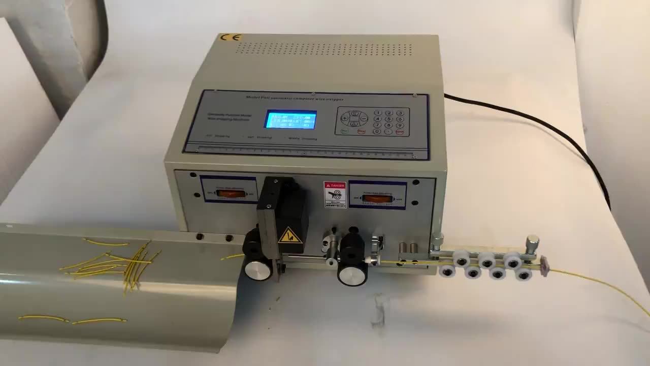 Automatic Cable Wire Stripping Machine For Cutting And Stripping Wires ...