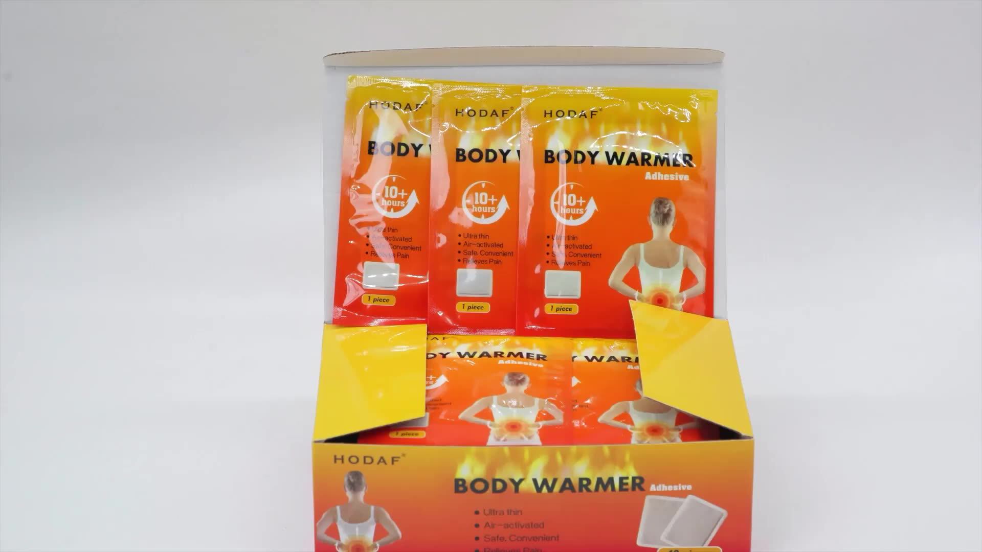 Hot Instant Adhesive Body Warmer Sticker Patch Pad 12 Hour Menstrual ...