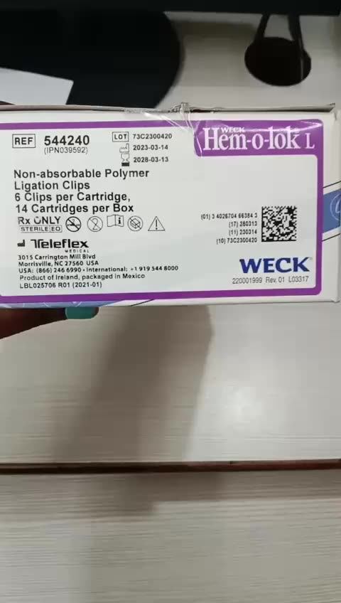 Hem-o-lok Polymer Clip Hemolock Weck Teleflex- Medium,Medium Large ...