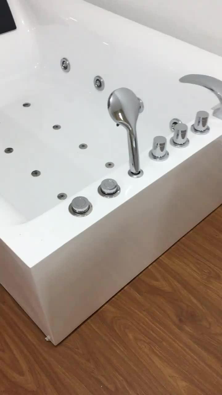 1200mm Small Round Acrylic Bathtub,Two Person Free Standing Soaking Tub ...