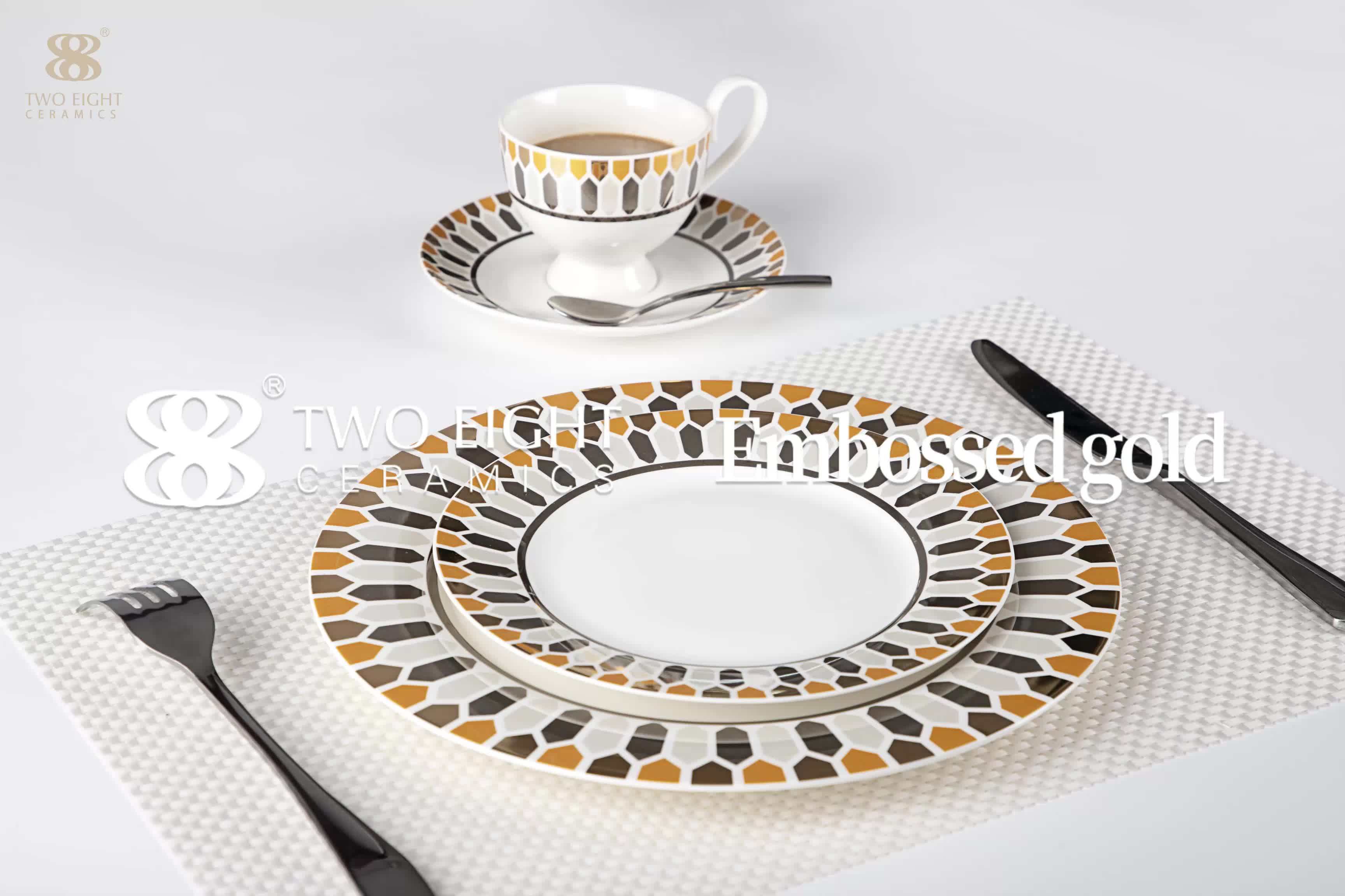 Best Seller Arabic Style Bone China Luxury Fine China Dinner Set ...