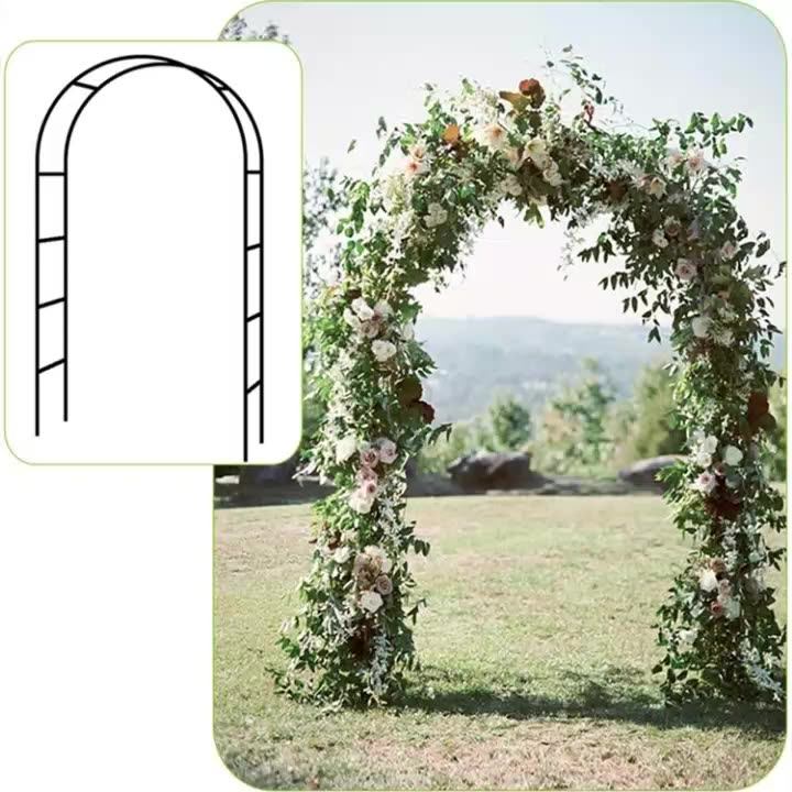 T04225 Tall Beautiful Wedding Centrepiece Frame Stand Backdrop Garden ...
