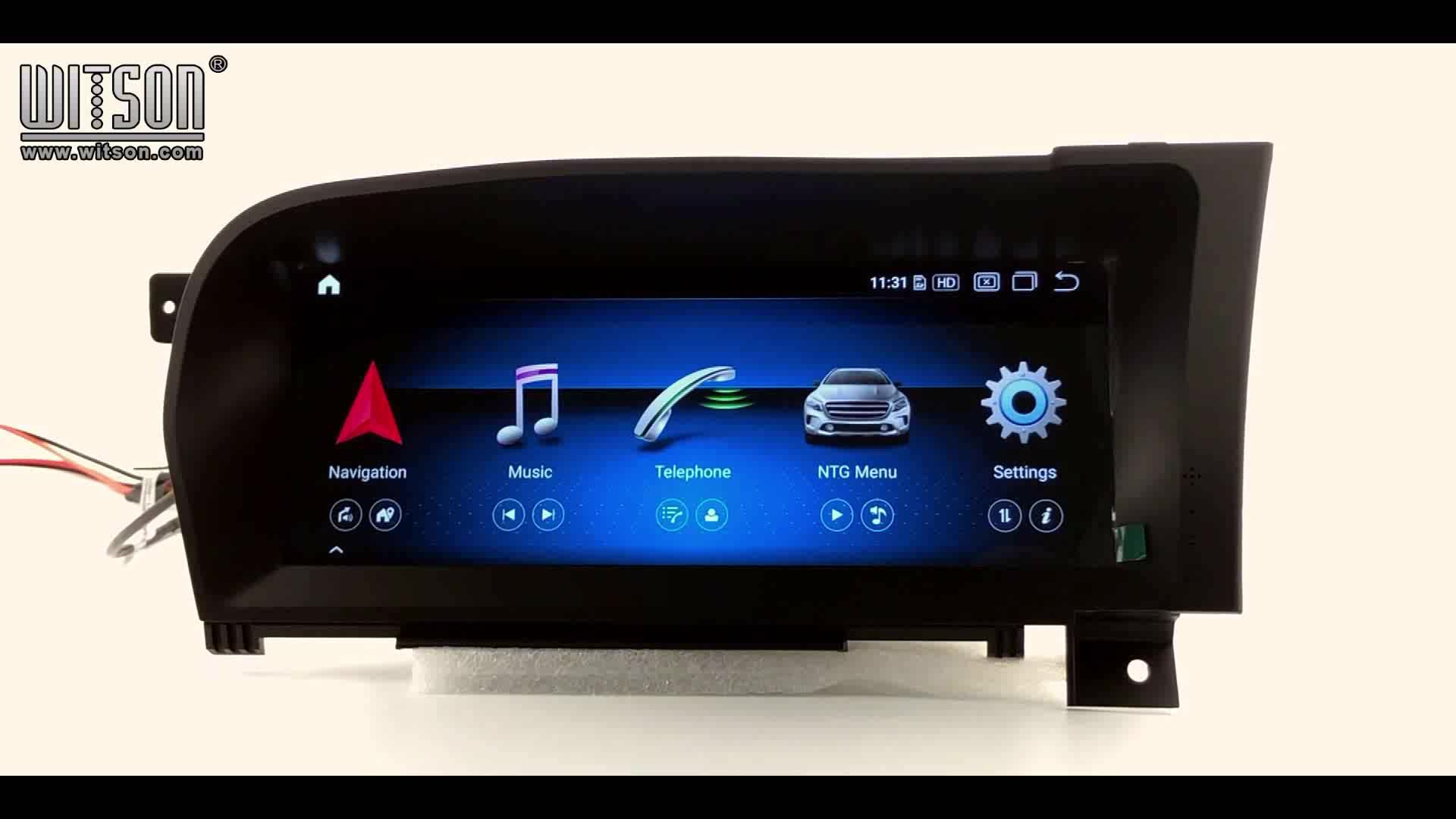 Witson Android 10.0 Car Multimedia System 12.3'' For Mercedes-benz C ...