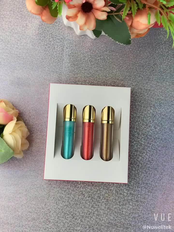 Print Your Logo Matte Liquid Lipsticks Set Custom Logo 3pcs In A Set ...