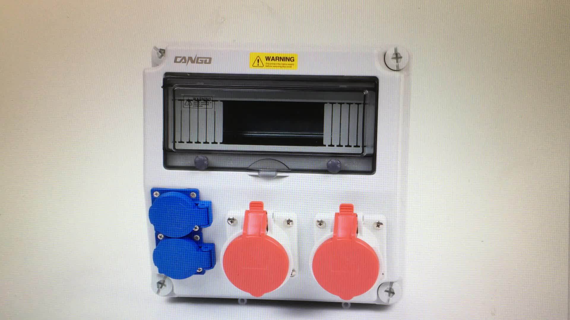 Ip67 Wall Mounted Socket Distribution Box - Buy Electrical Distribution ...