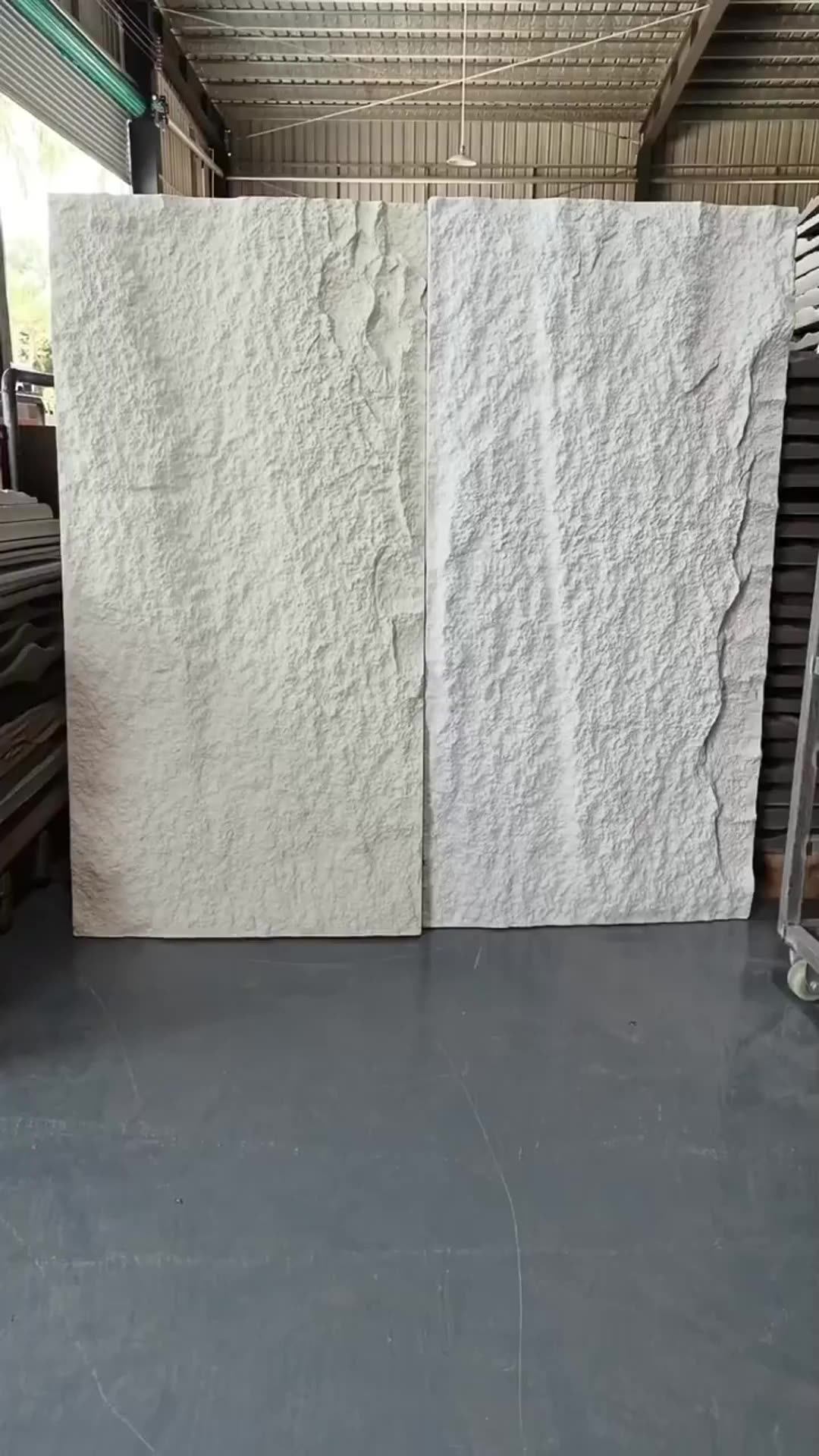 3d Texture Stone For Exterior Artistic Pu Stone Cladding Faux Wall ...