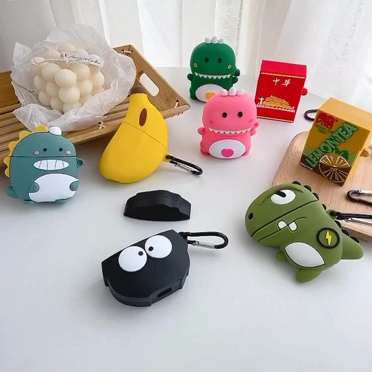 1000+ Custom 3d Cartoon Design Rubber Silicon Protective Earphone Case ...