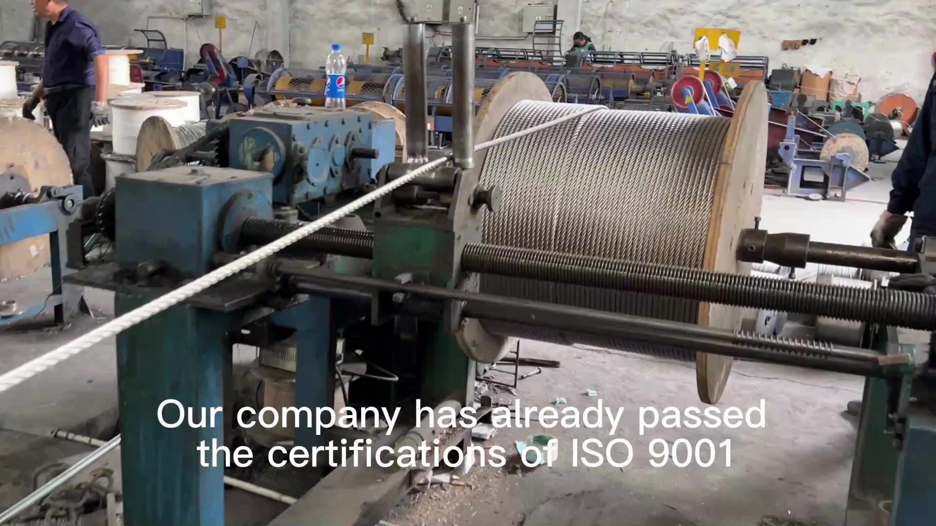 Tianli Steel Wire Rope Suspension Lighting Cable With Eyelect ...