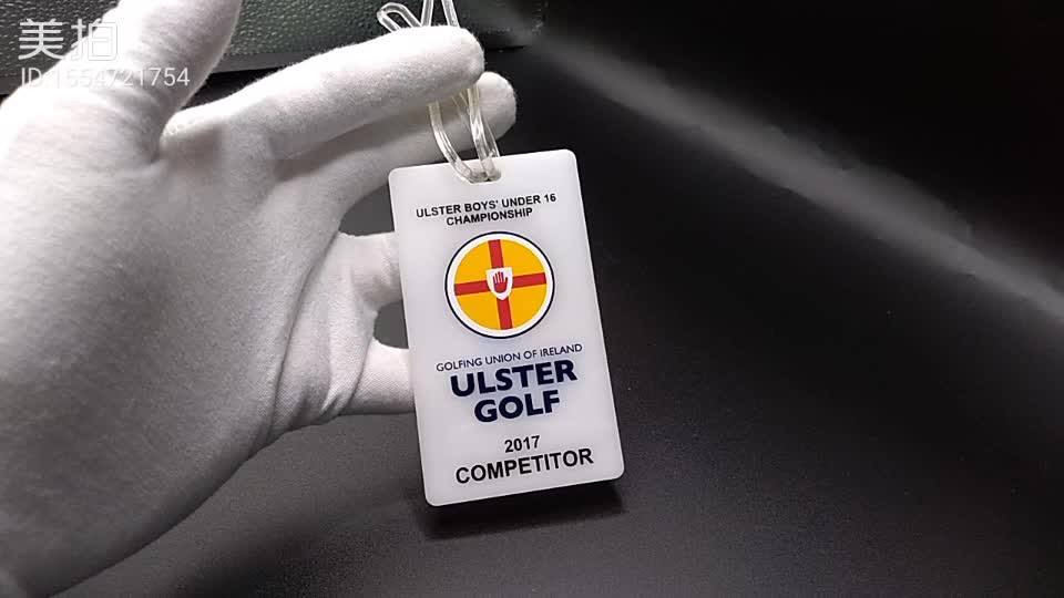 Eco-friendly Acrylic Golf Luggage Tag Promotional Gift Tourist Novelty ...