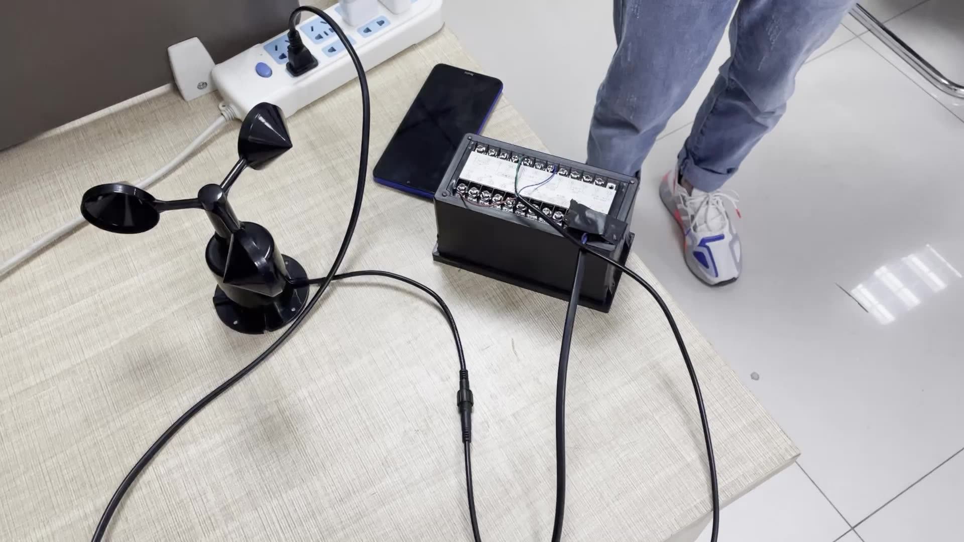 Renke 3 Axis Anemometer Wind Speed Measuring 3 Cup Polycarbonate Wind ...