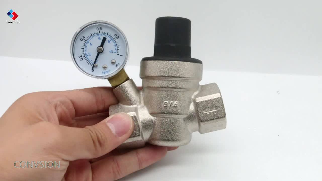 Rv Adjustable Pressure Reducing Valve 3/4" Water Flow Regulating Valve ...