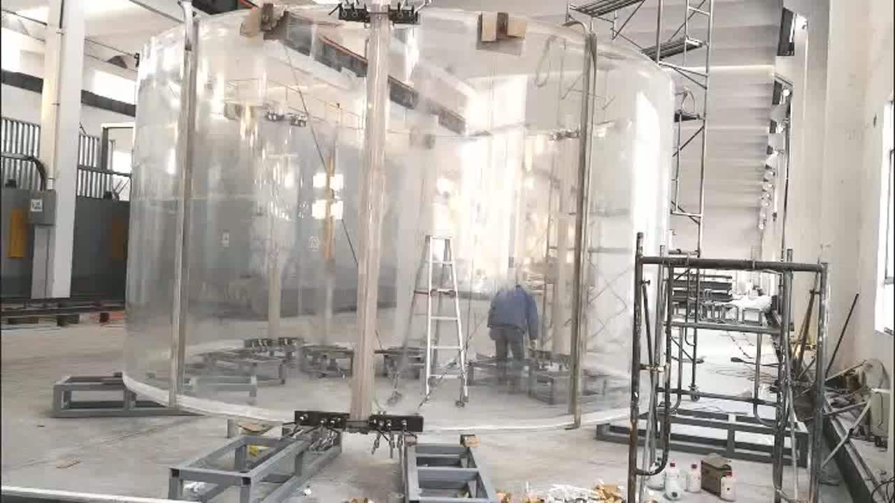 Custom Acrylic Round Tank Aquarium Large Clear Cylinder Large Diameter ...