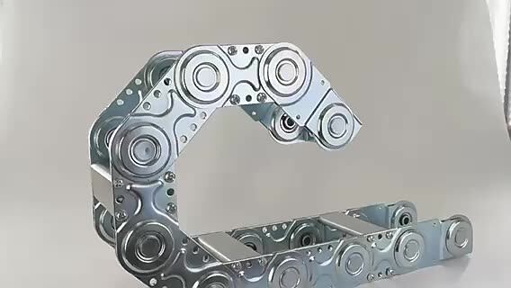 Cnc Machine Bridge Type Moving Cable Track Stainless Steel Cable Drag ...