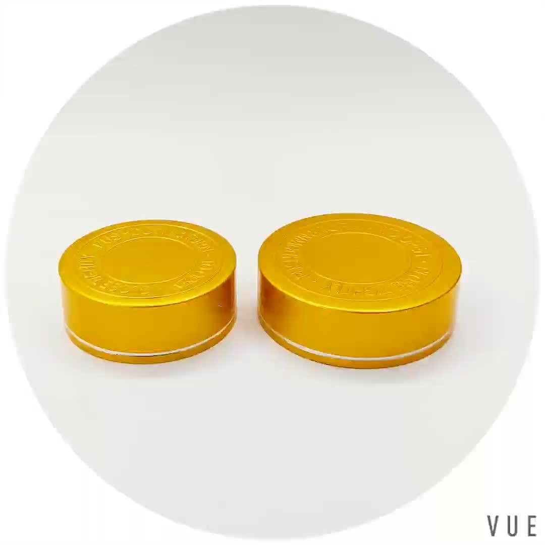 Custom Engrave Logo 45mm-400 Silver Mental Crc Cap Aluminum Child ...