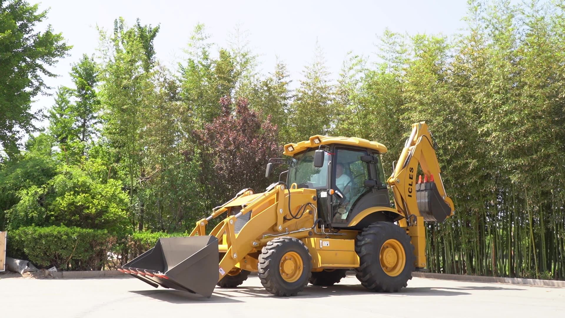 China Multifunction Small Garden Tractor Backhoe Loader Excavator ...