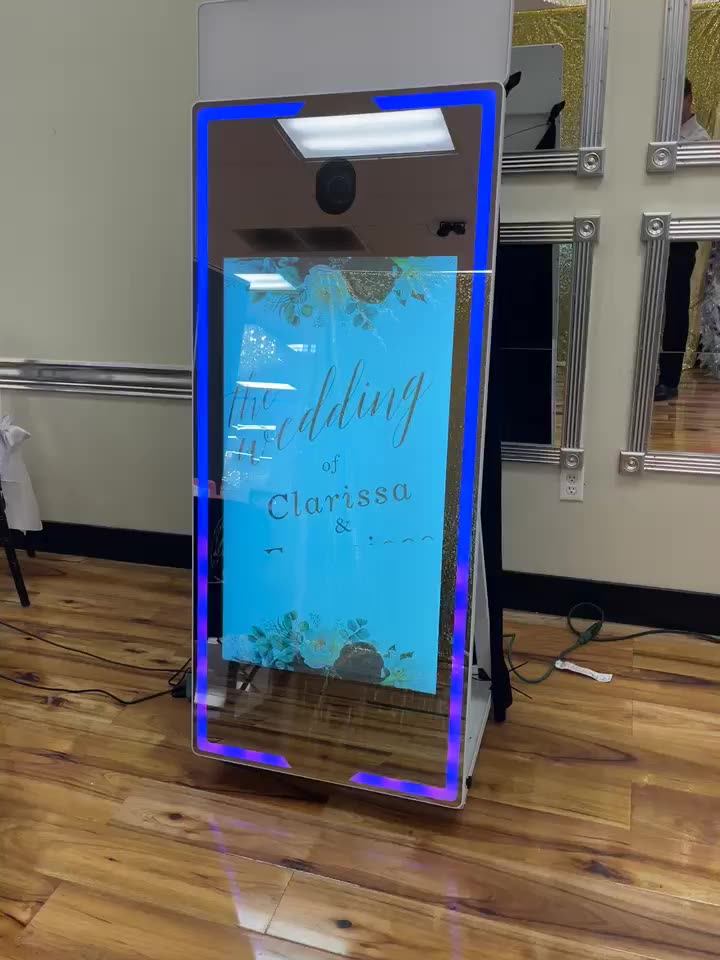 40 Inch Photo Booth Popular Mirror Photo Booth Touch Screen Mirror ...