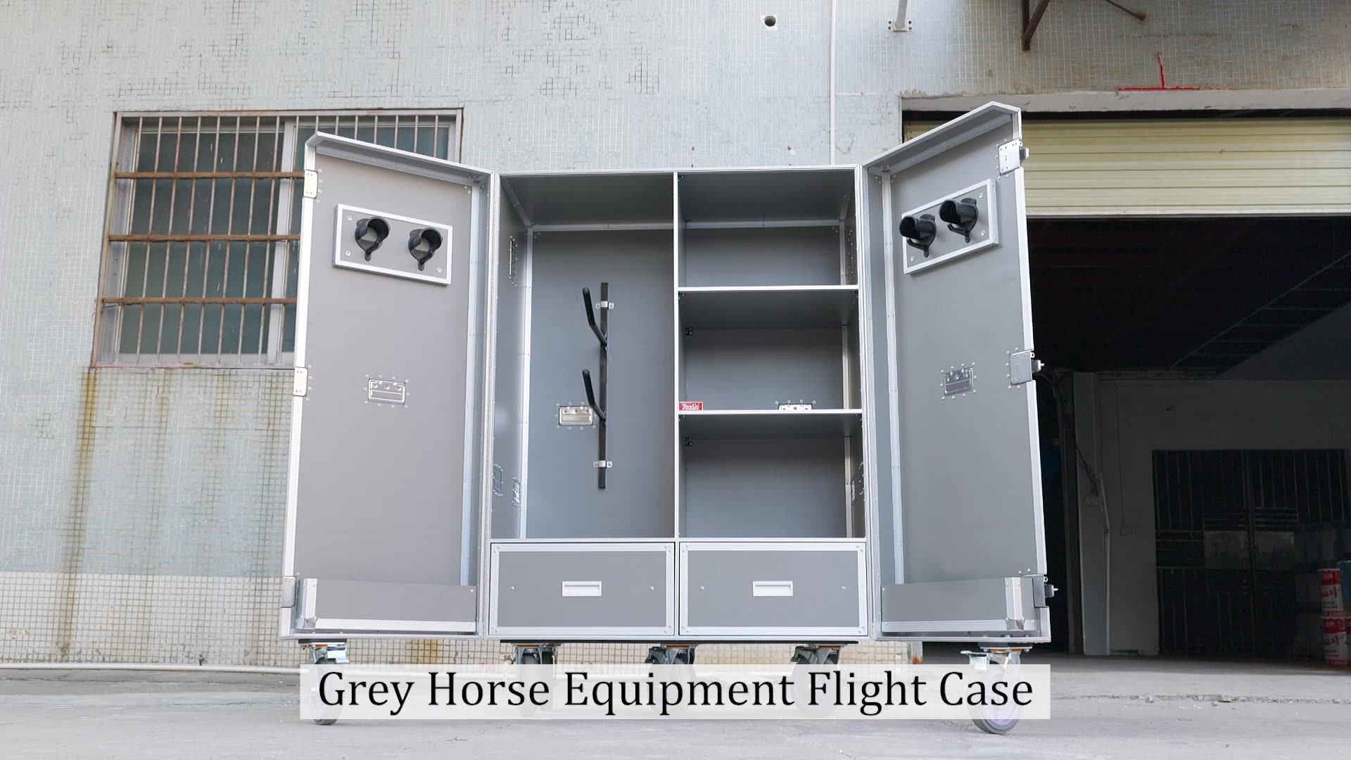 Portable Equestrian Tack Locker 6 Saddles 3 Saddles Storage Flight Case ...