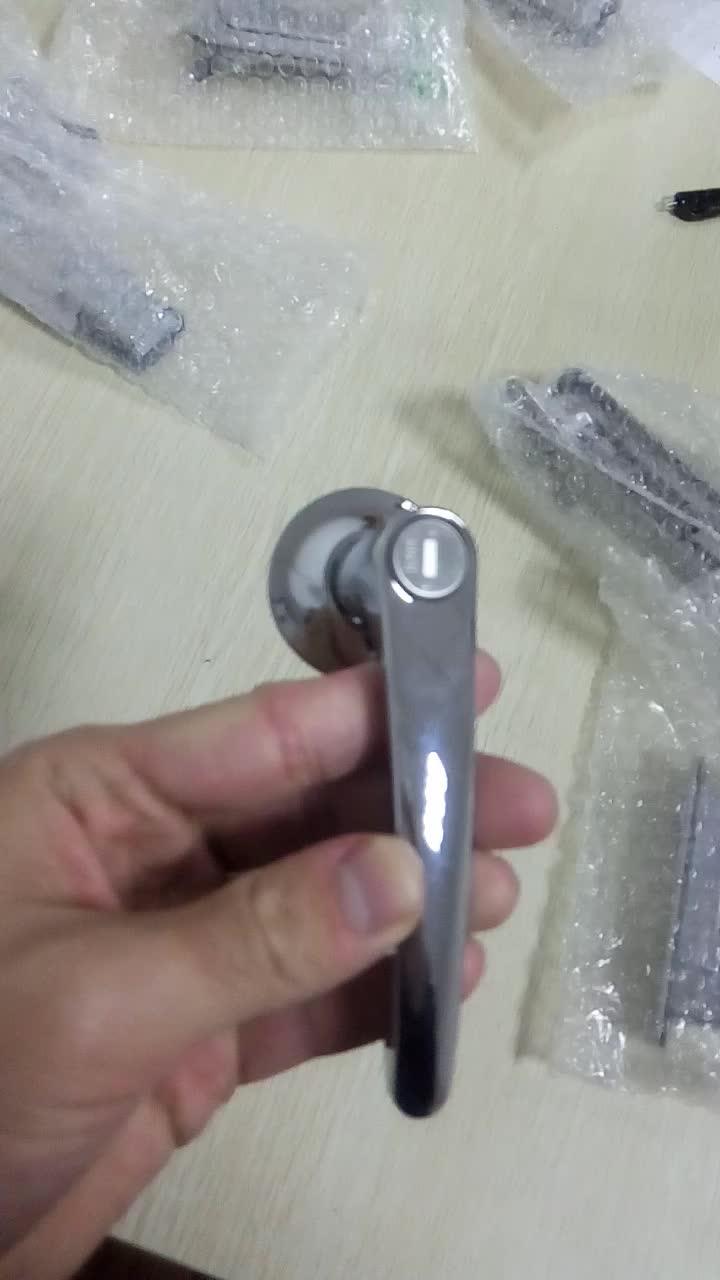 L-type Small Swing Door Handle Lock,Chrome Plated,Transformer Box ...