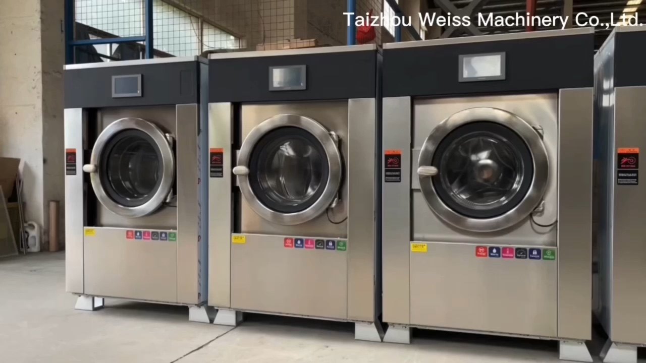 Heavy Duty Industrial Commercial Automatic Laundry Washing Machine ...