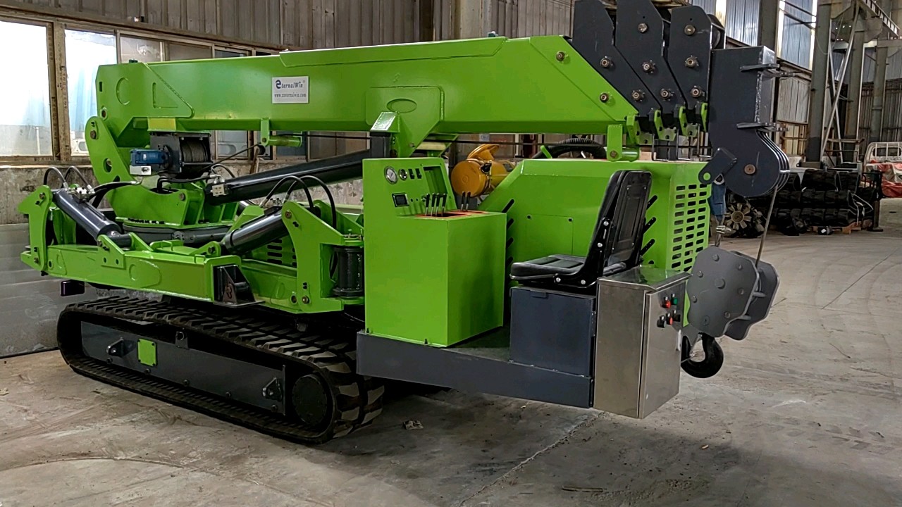 Highly Efficient Mobile Spider Crawler Crane Equipped With Lifting ...