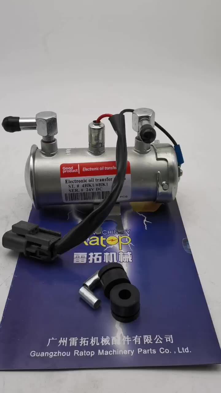 Excavator Zax200-3 4645227 4hk1 6hk1 Electric Diesel Fuel Pump 8 ...