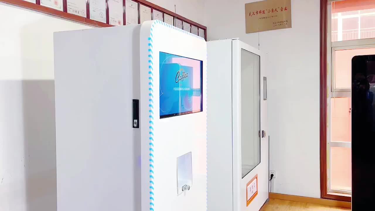 Fully Automatic Protein Shake Coffee Robot Kiosk Vending Machine