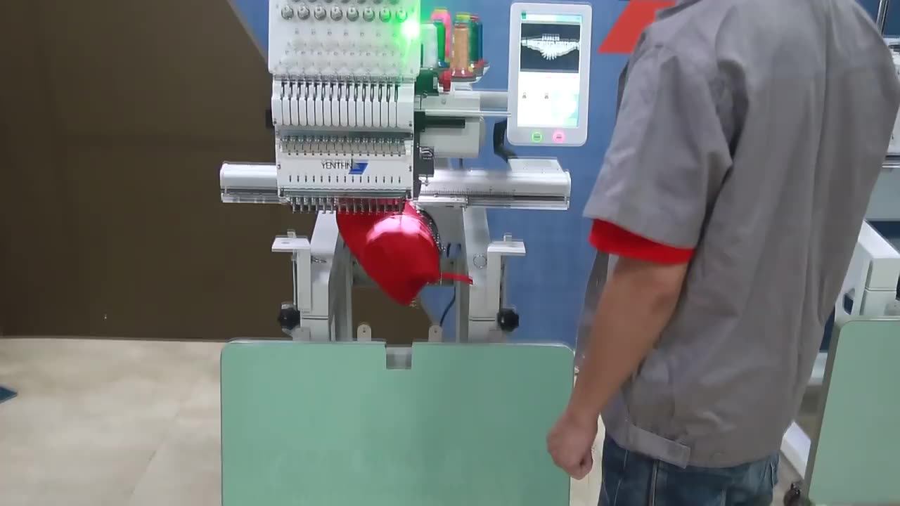 Yonthin 12/15 Needle Tc-1501 Ca P Hat T-shirt Logo Automatic ...