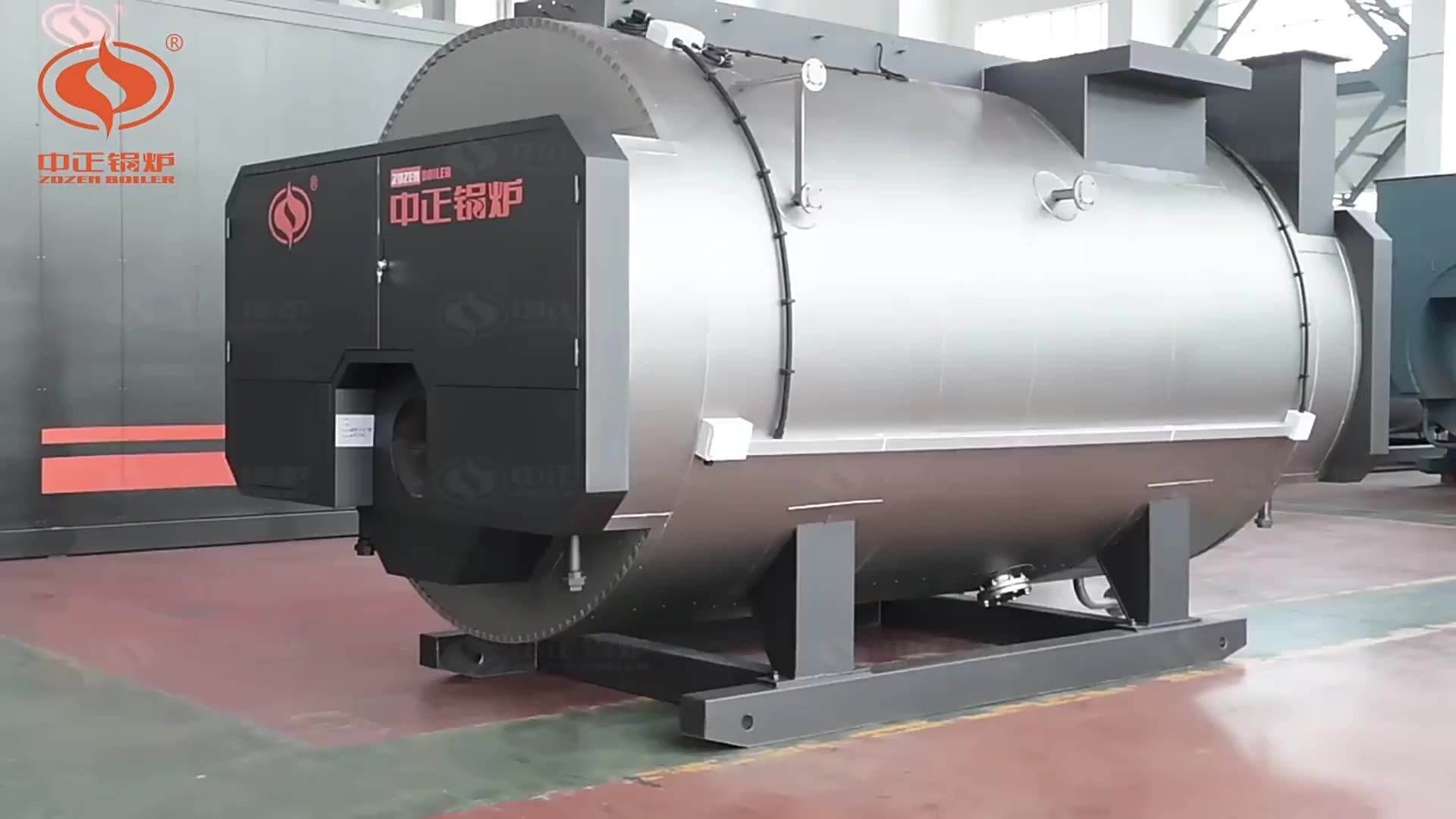 Industrial 10 Ton/hr Wns Oil Gas Diesel Fired Steam Boiler Price - Buy ...