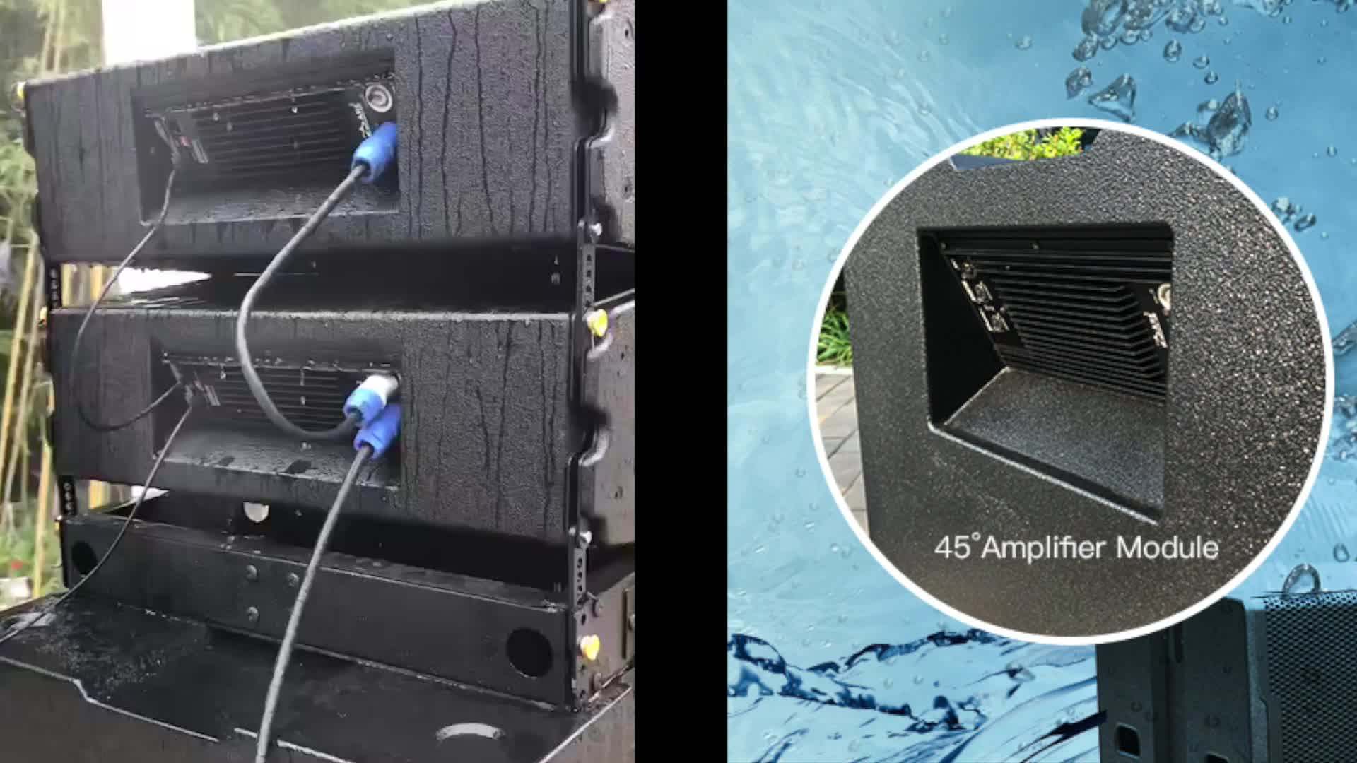 Dare Active Line Array Waterproof Outdoor Pa System Dual 8" 10" 12 ...