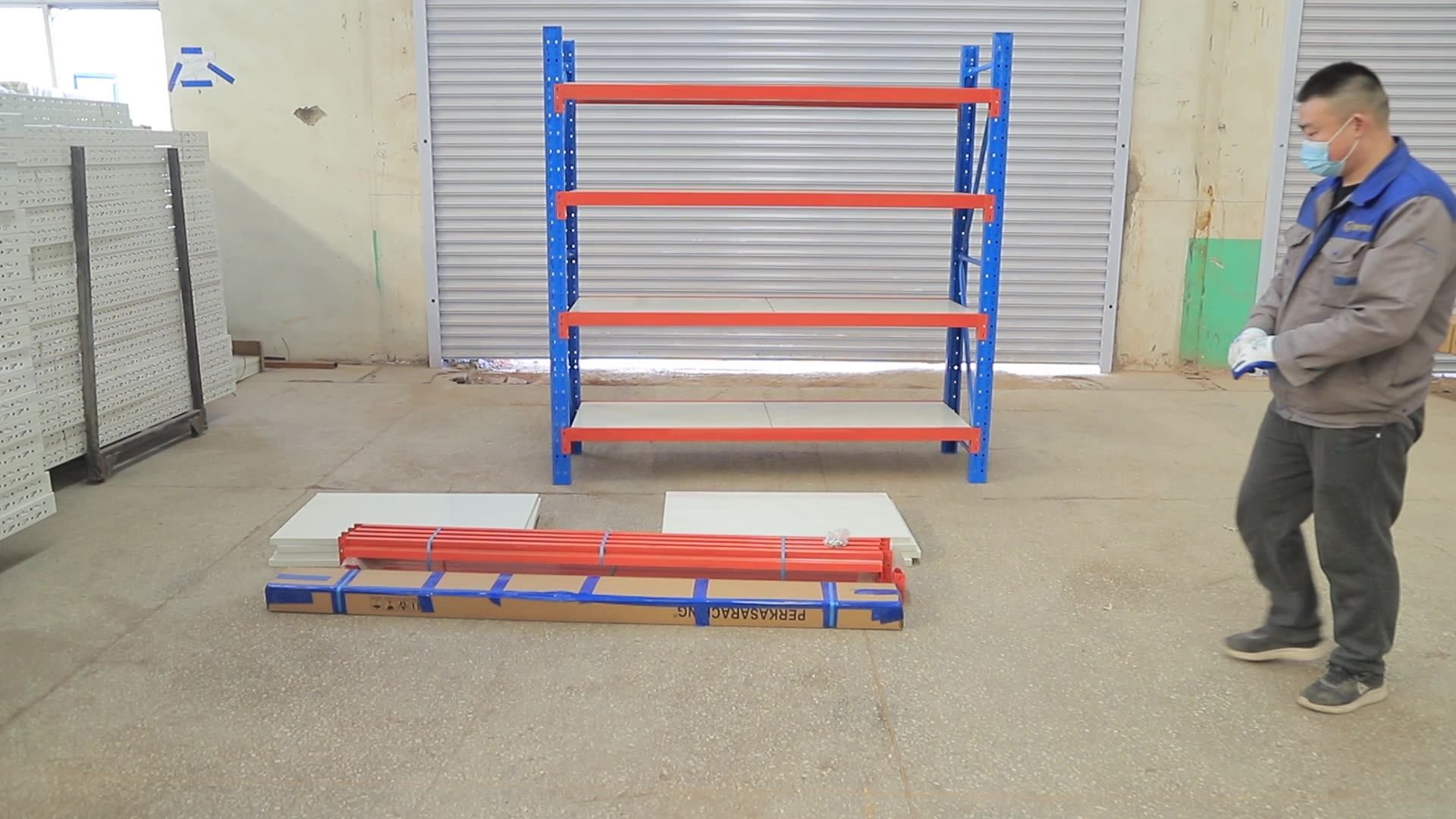 Adjustable Flexible Steel Shelving Long Span Bolted Racks Storage Racks ...