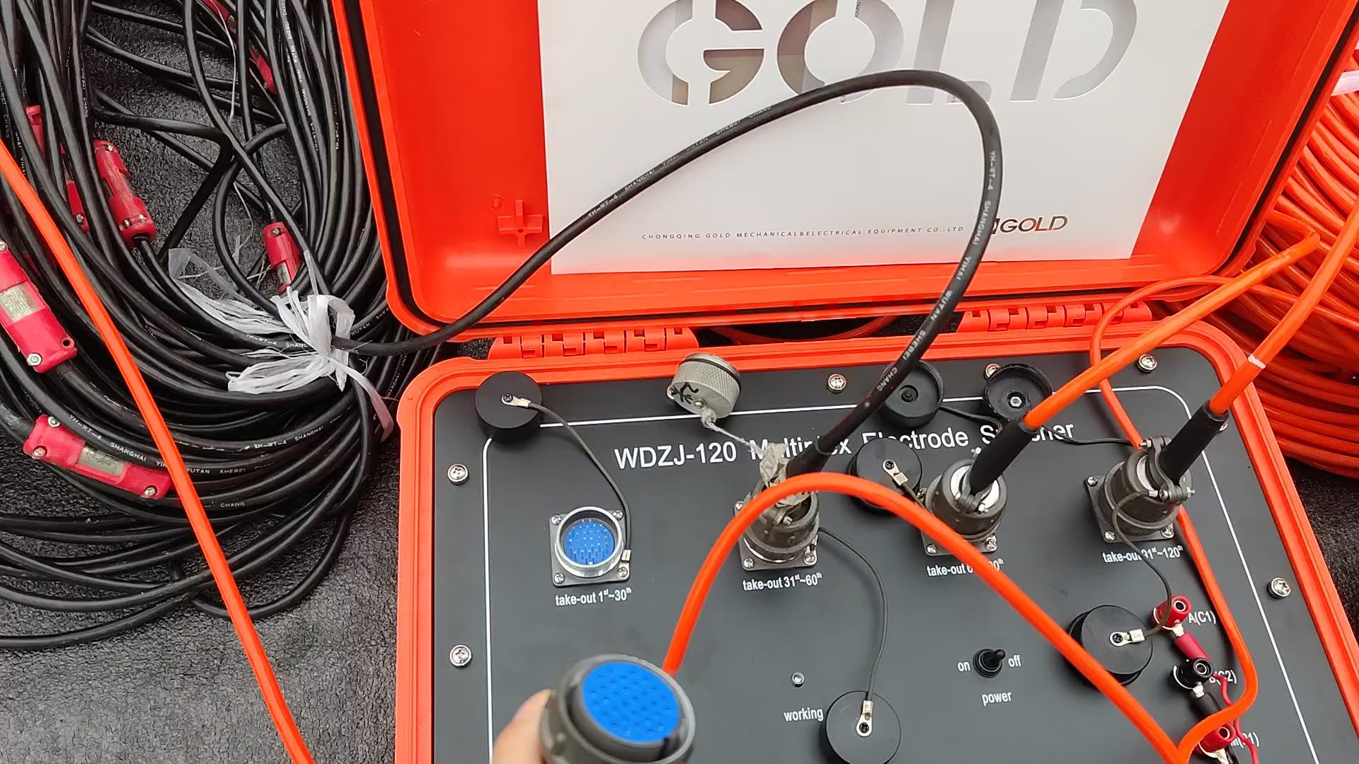 Multi-electrode Resistivity/ip Imaging Meter Geophysical Electrical ...