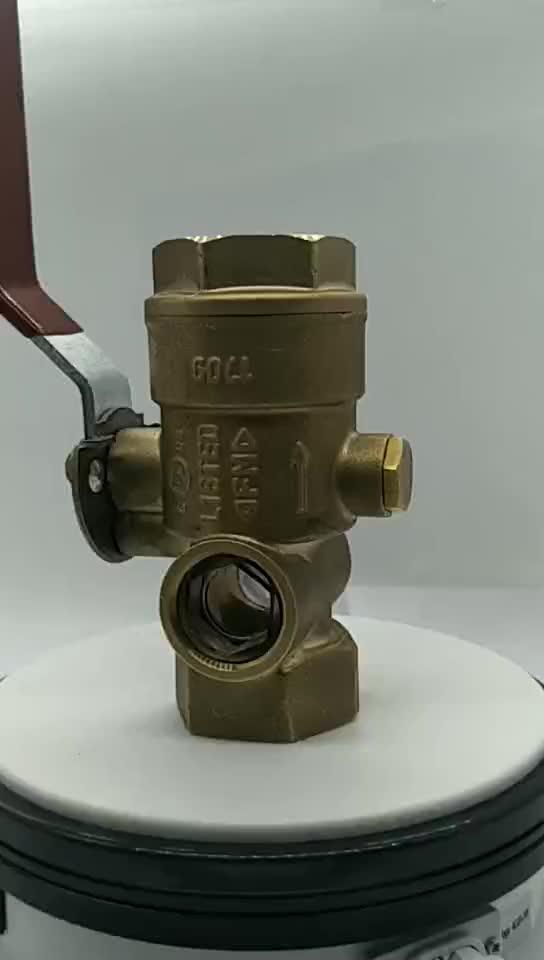 Valvula De Pruebay Drenaje Brass Test And Drain Valve For Fire ...