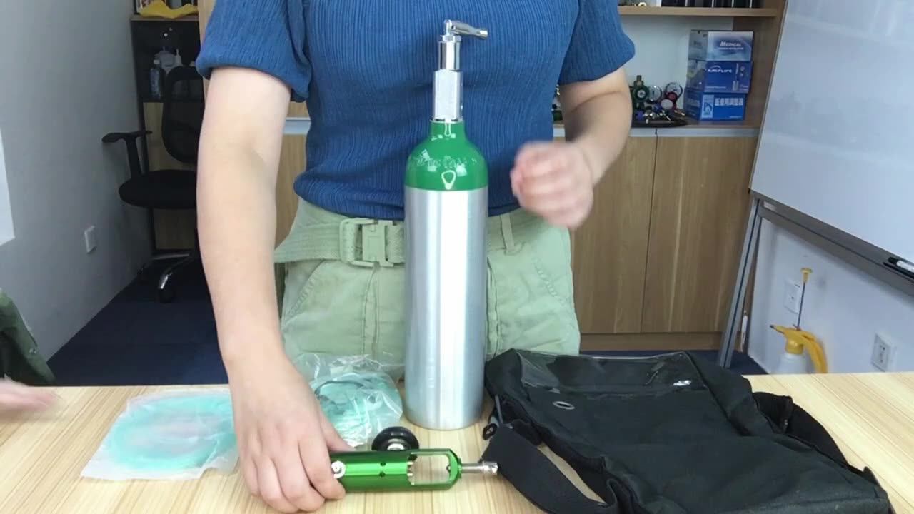 1l-20l Threapy Aluminum Oxygen Cylinder Dot M Series Medical Oxygen O2 ...