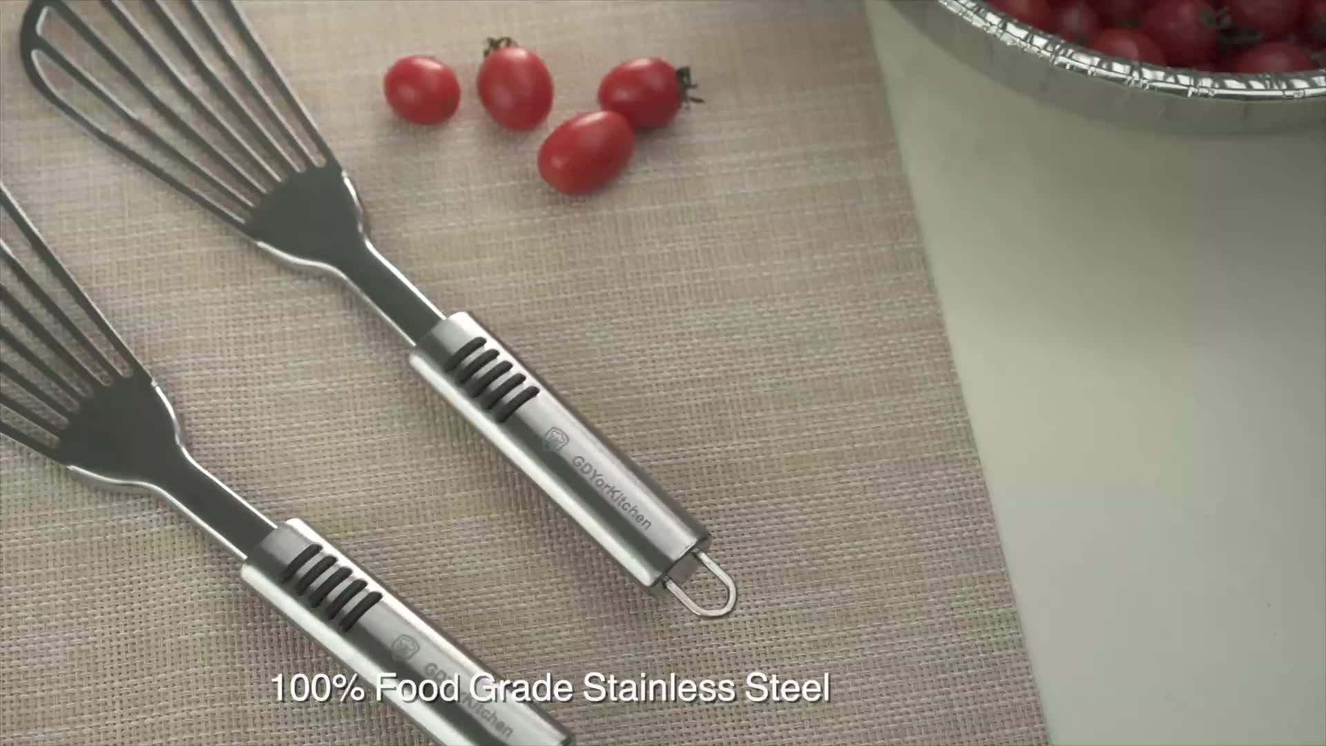 Fish Spatula - Stainless Steel Slotted Turner With Durable 1.2mm ...