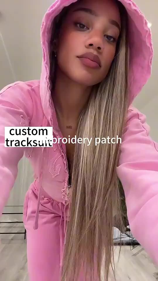 Custom Clothing Manufacturers Distressed Embroidery Patch Hoodie And ...