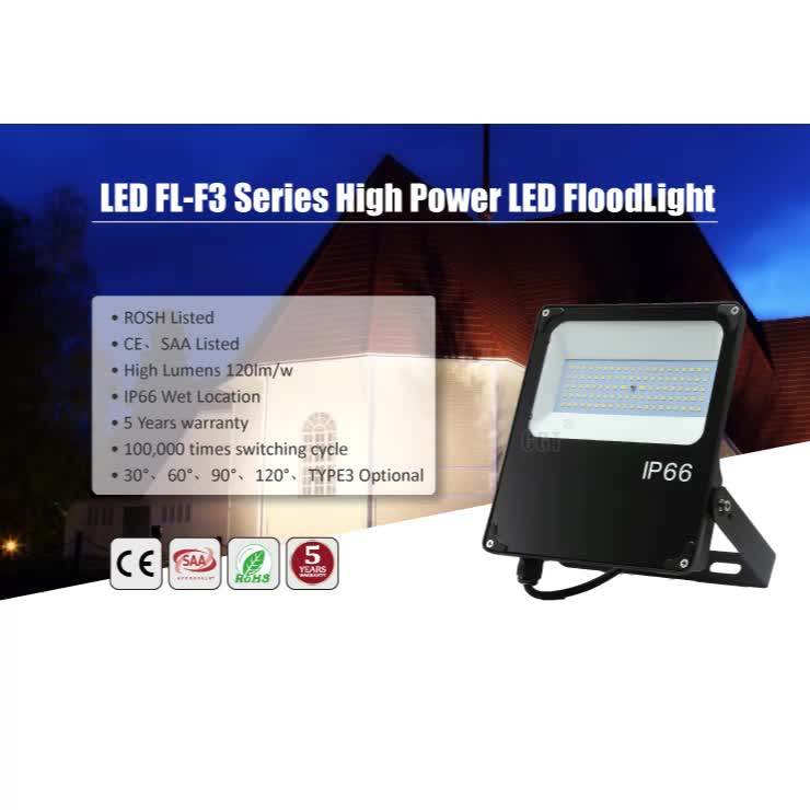 Commercial Ce Rohs Certificate Outdoor Ip65 Waterproof 20w 30w 50w 100w ...