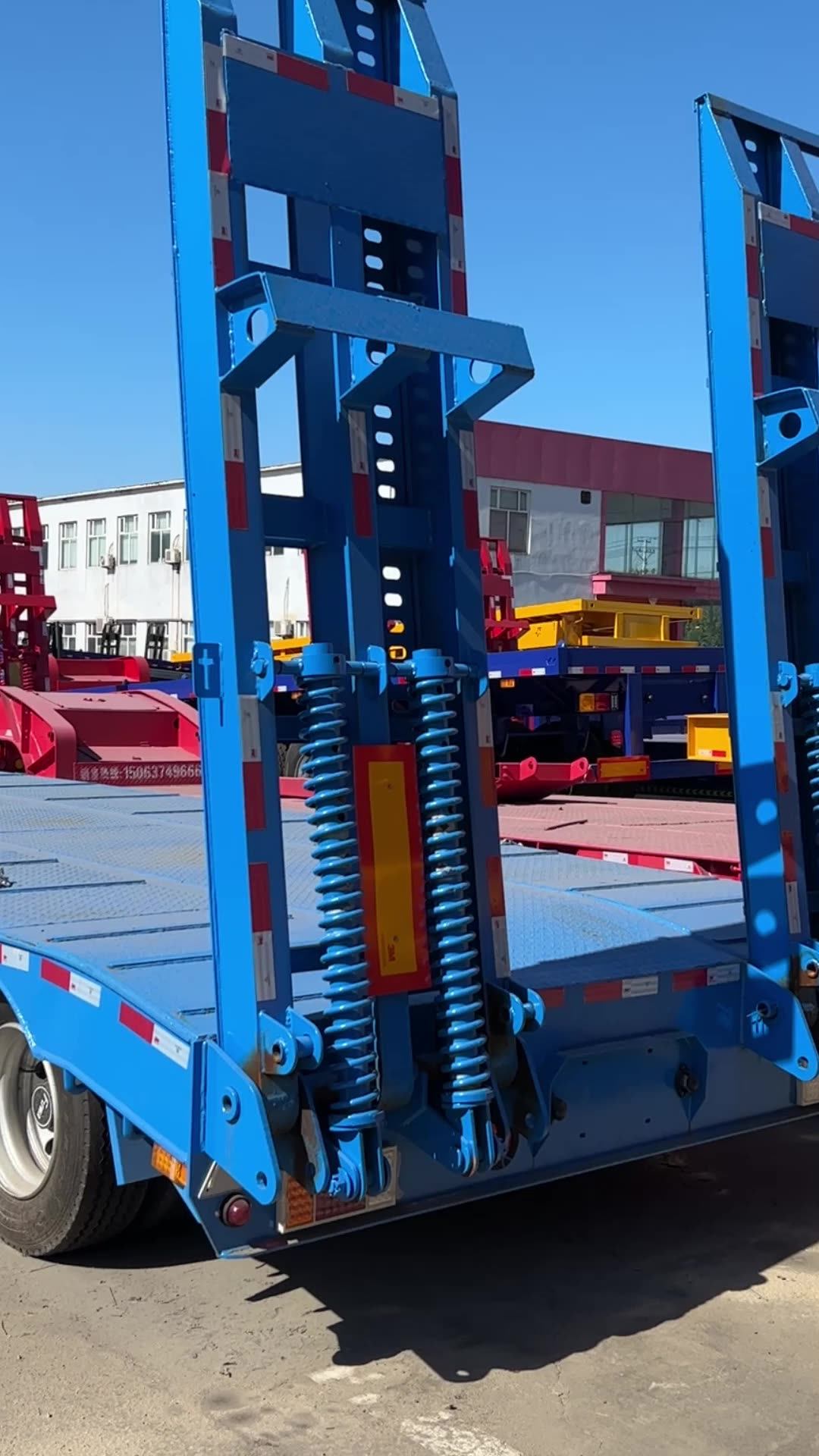 Customer Customization Multi-axles 60 Ton 40 Feet 12pcs Flatbed ...