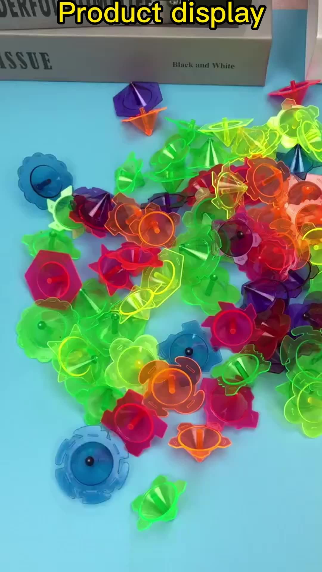 2024 New Cheap Plastic Mini Spinning Top Toys Baby Gyroscope Fidget ...