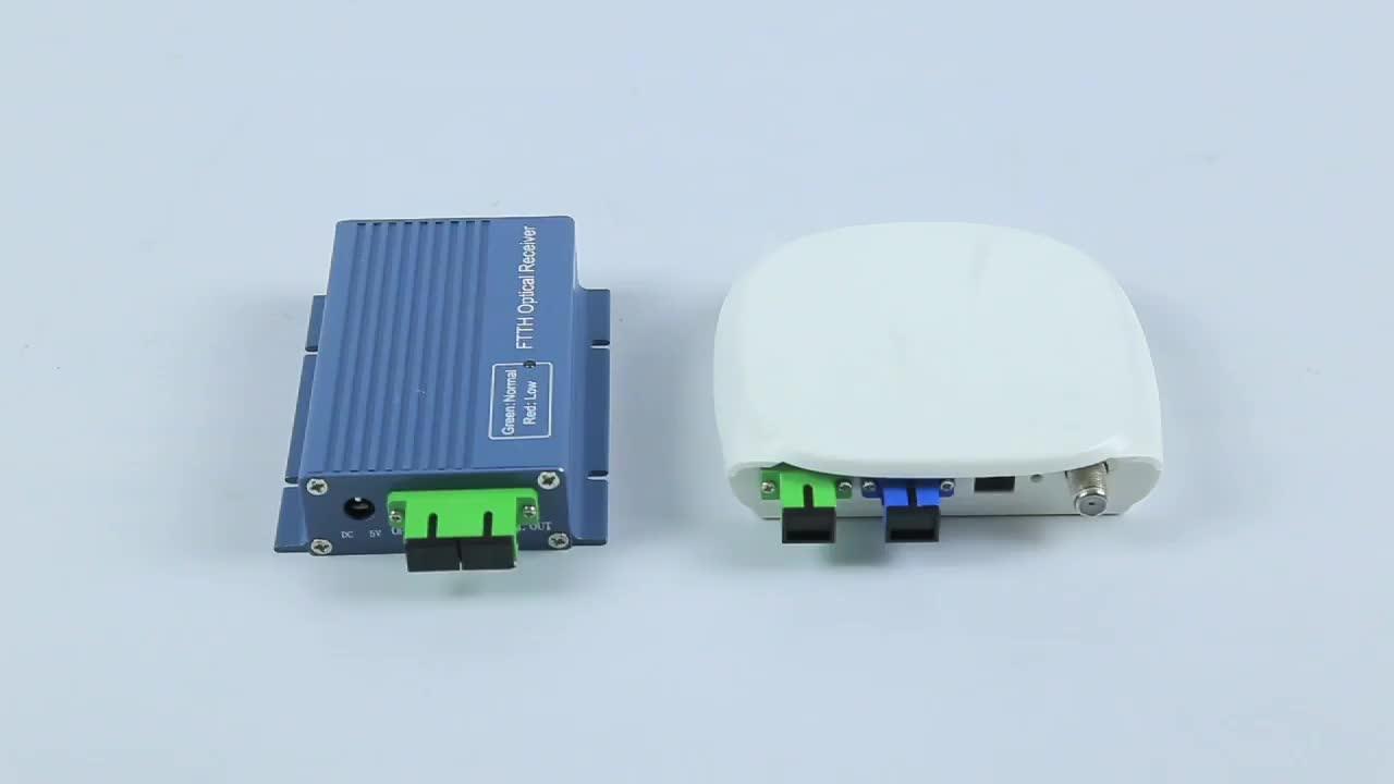 Fiber Optic To Rf Converter Mini Agc Ftth Catv Optical Receiver - Buy ...