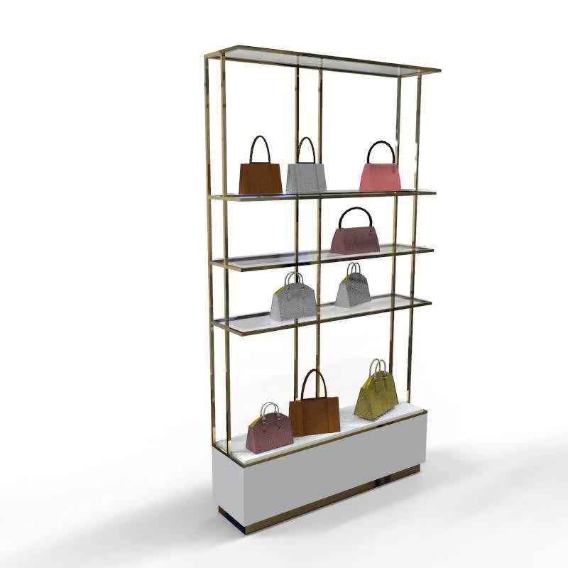 Custom Wood Garments Display Cabinet And Modern Shop Counter Design For ...