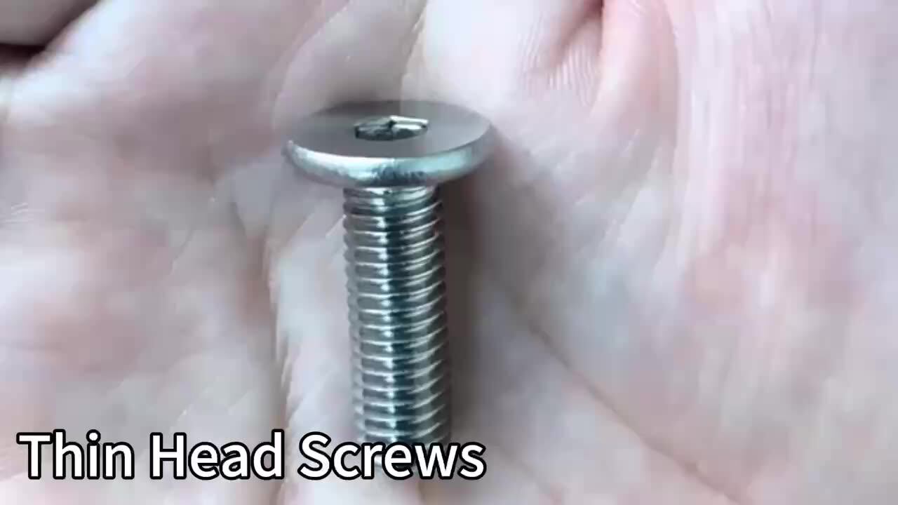 304 Stainless Steel Ss Allen Wafer Ultra Low Profile Thin Flat Head ...