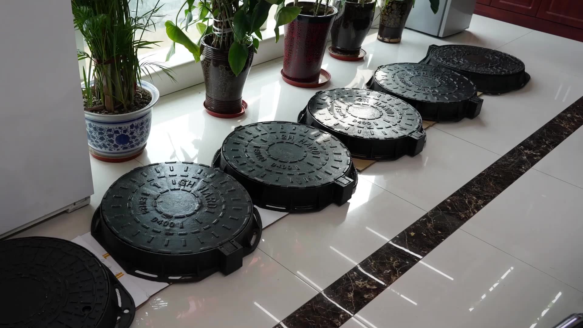 Drainage System Manhole Cover Road Facilities Ductile Iron Waterproof ...