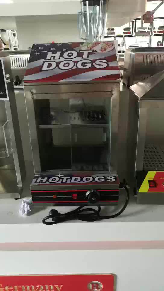 Commercial Electric Hot Dog Making Machine Warmer Showcase Hot Dog ...