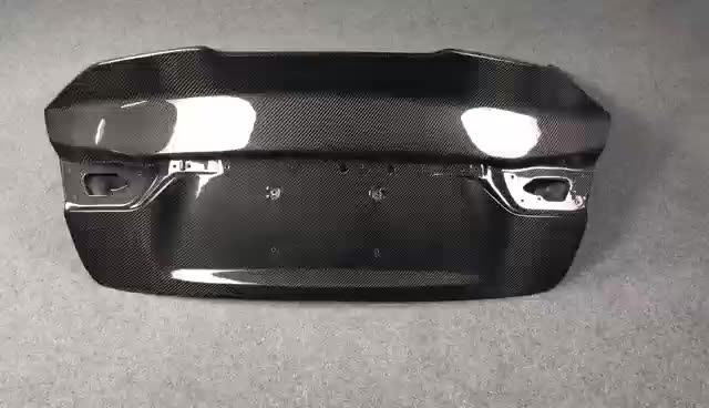 V2 Style Real Carbon Fiber Rear Trunk For Infiniti Q50 Rear Tailgate ...