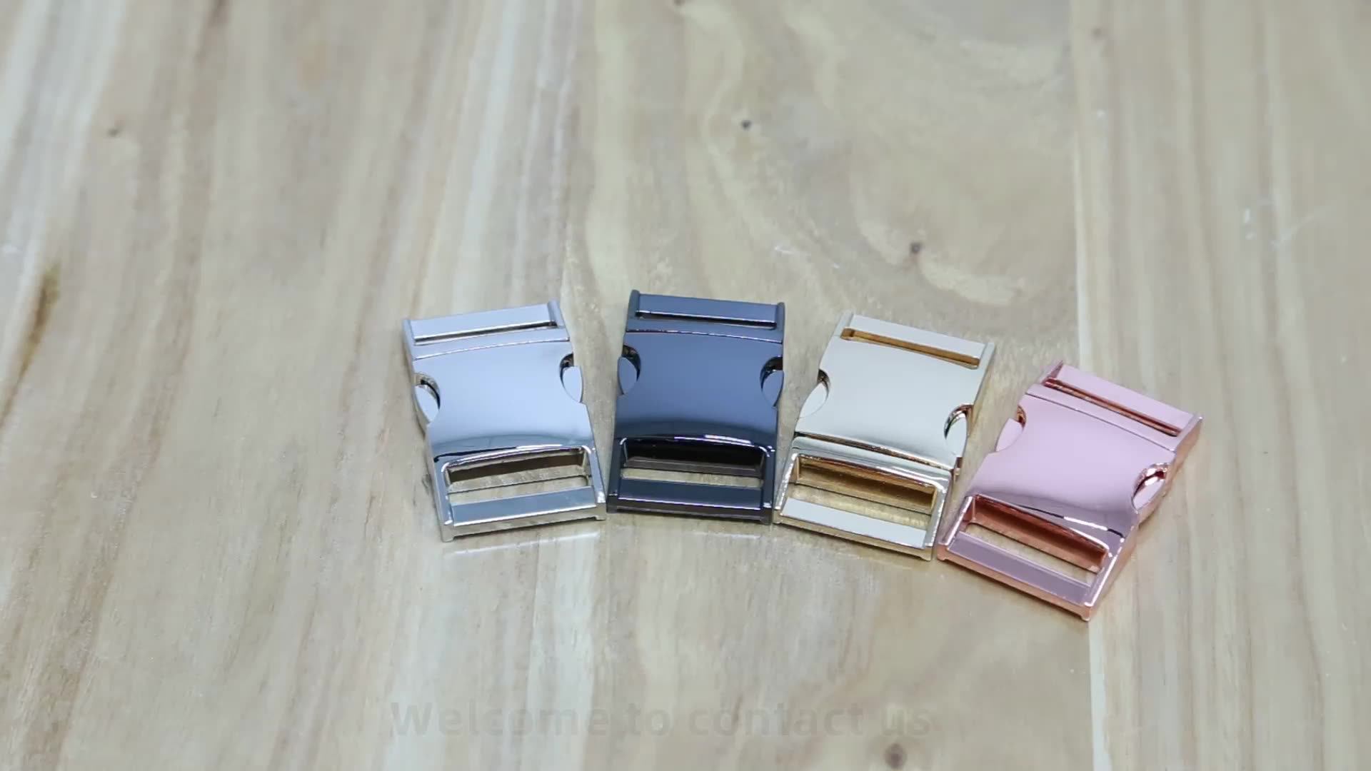 Custom Solid Brass Side Quick Release Pet Collar Buckles High Quality ...