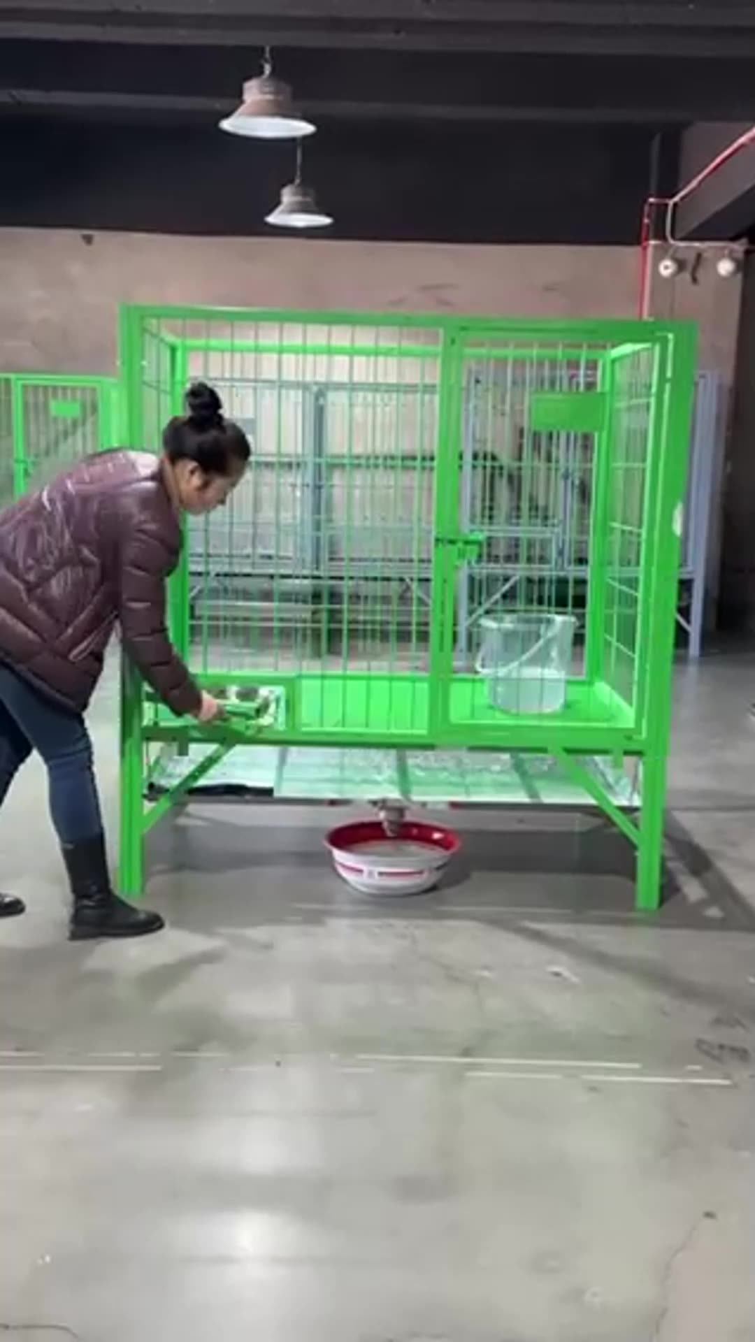 Oem Foldable Stackable Stainless Steel Free Dog Pet Cage And Crates ...