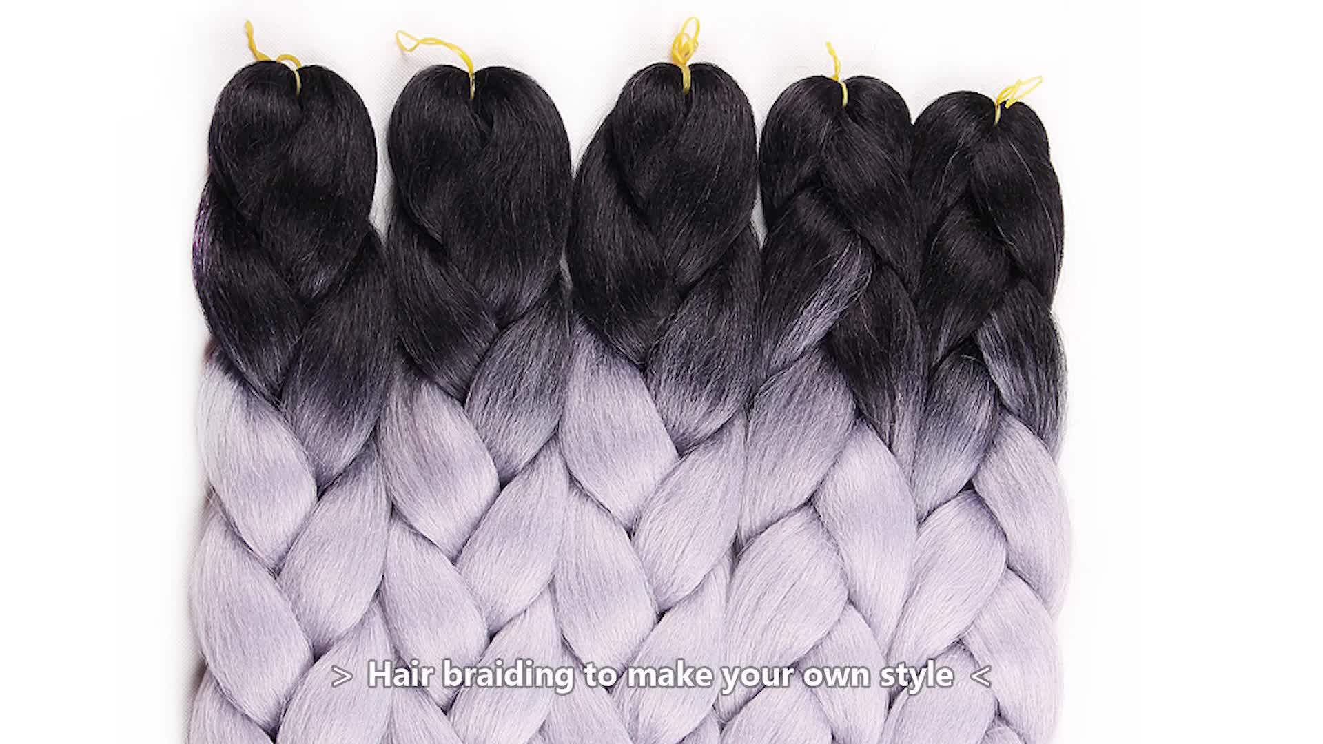 Free Sample Hot 100g 24inch Extensions African Expression Ombre Pre ...