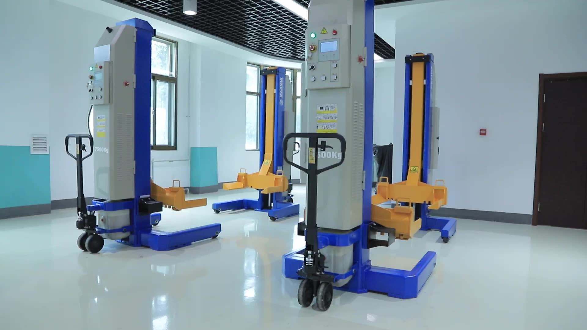 Maxima Wireless Mobile Bus Lift Free Connection Model Fc55w Ce 5.5tons ...