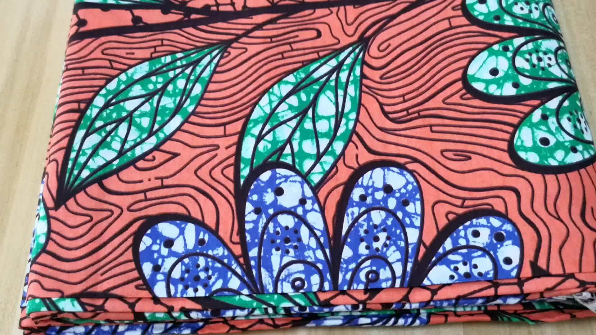 Veritable Wax Block Prints Fabric 100% Cotton High Quality Ankara ...