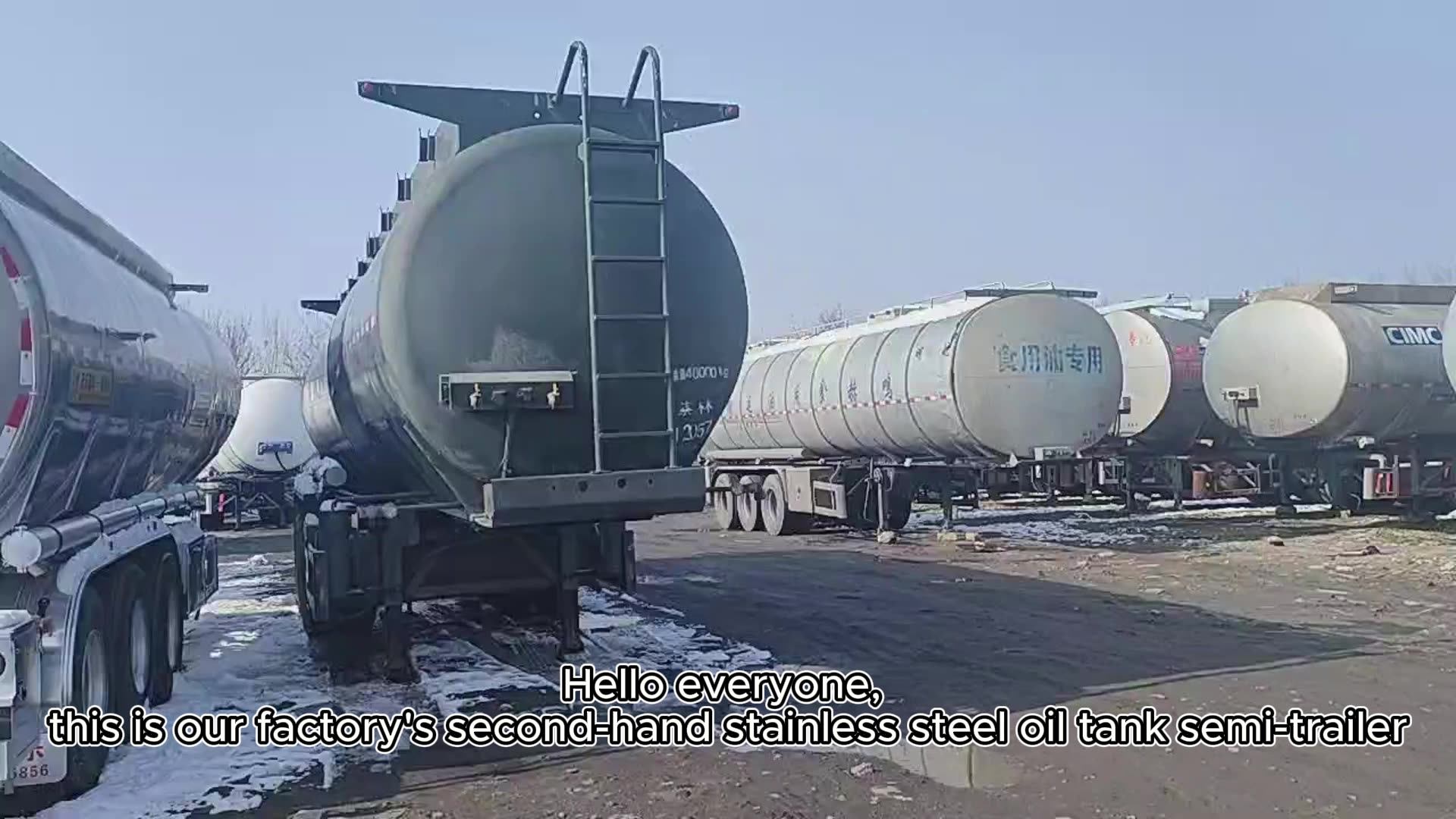 3 4 Axle Gasoline Tanker Trailer Stainless Steel Water Tanker Semi ...